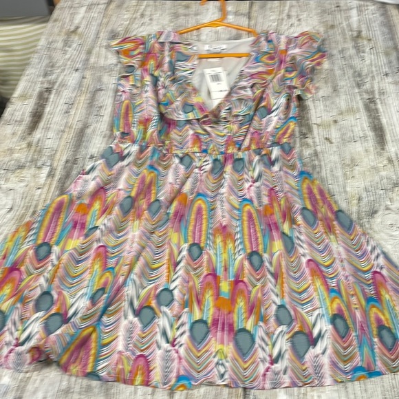 Pinky | Dresses | Nwt Pinky Peacock Print Dress | Poshmark